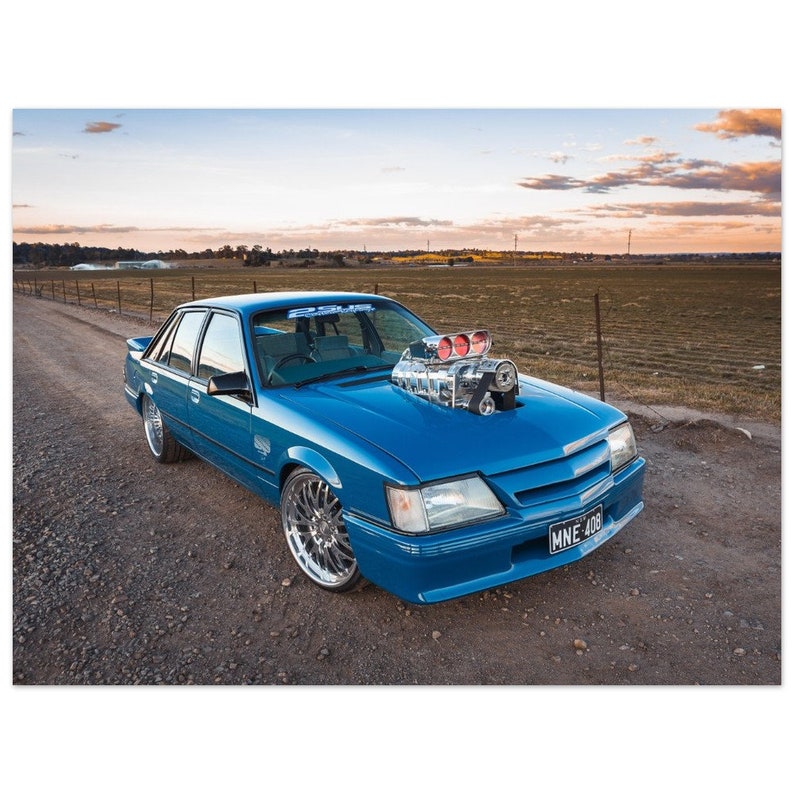 Holden VK Commodore 'blue Meanie' Poster HDT / Brock / Australian - Etsy