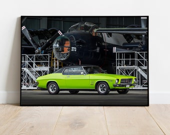 Holden 1971 HQ GTS Monaro hanful A3 Print off Original Pencil Drawing ...