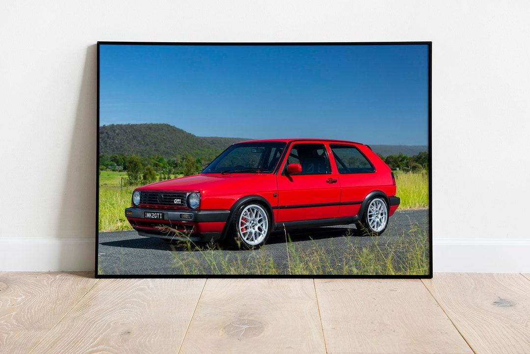 Volkswagen VW Golf GTI Poster Print | 3 Sizes Available - Etsy