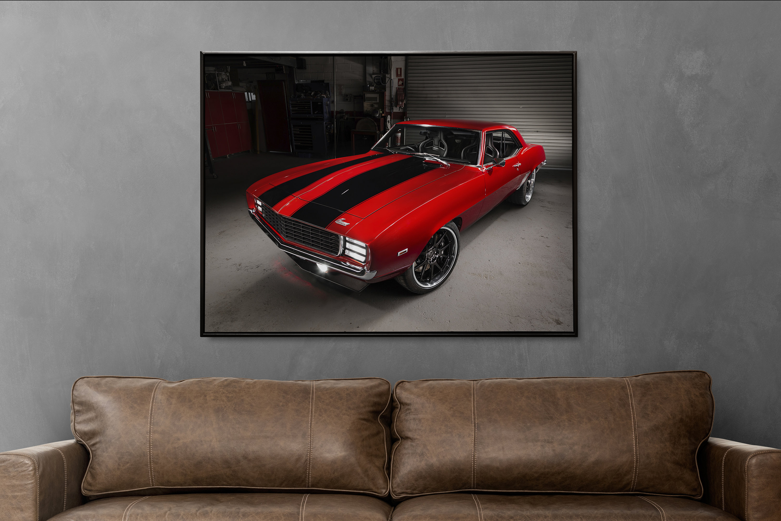 1969 Chevrolet Camaro Poster Print - American Classic Car | 3 Sizes ...