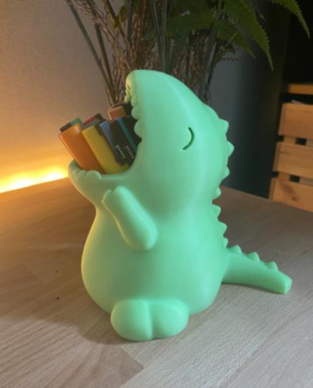 3d-printed Dinosaur Desk Organizer – Fun & Functional Storage - Etsy