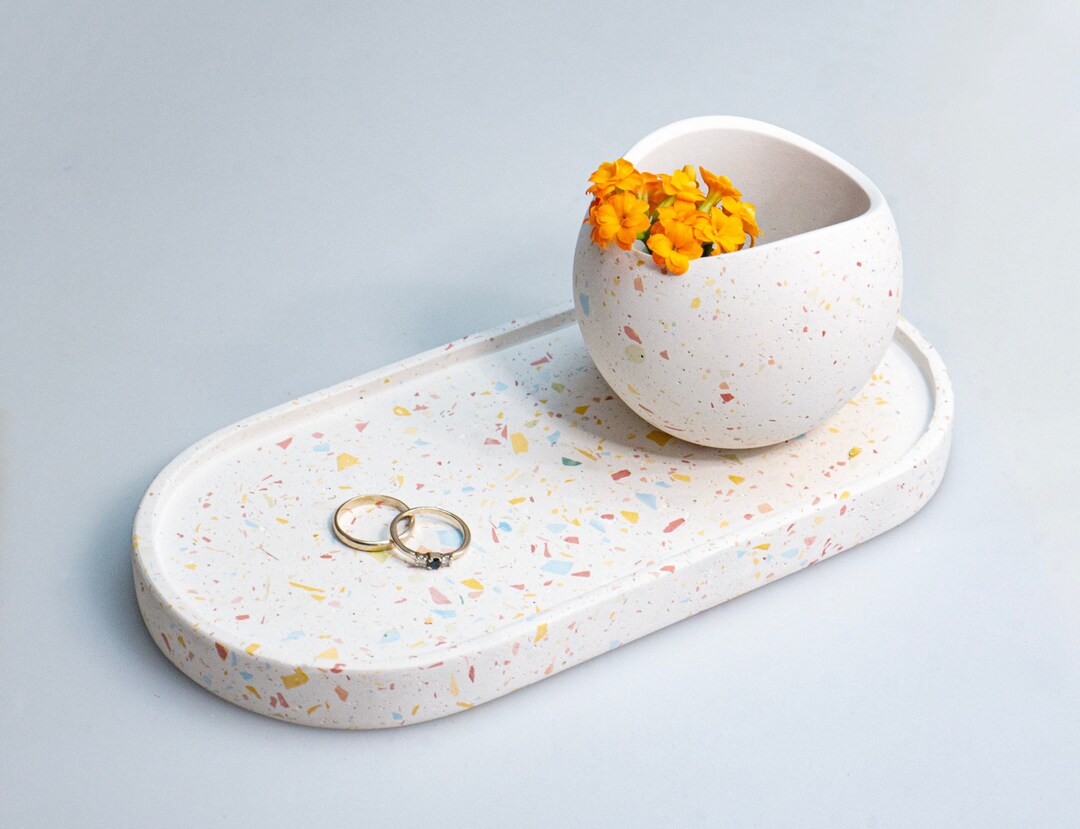 Personalized Gypsum Set, Gypsum Cup, Mothers Day, March8th, Gypsum Tray ...