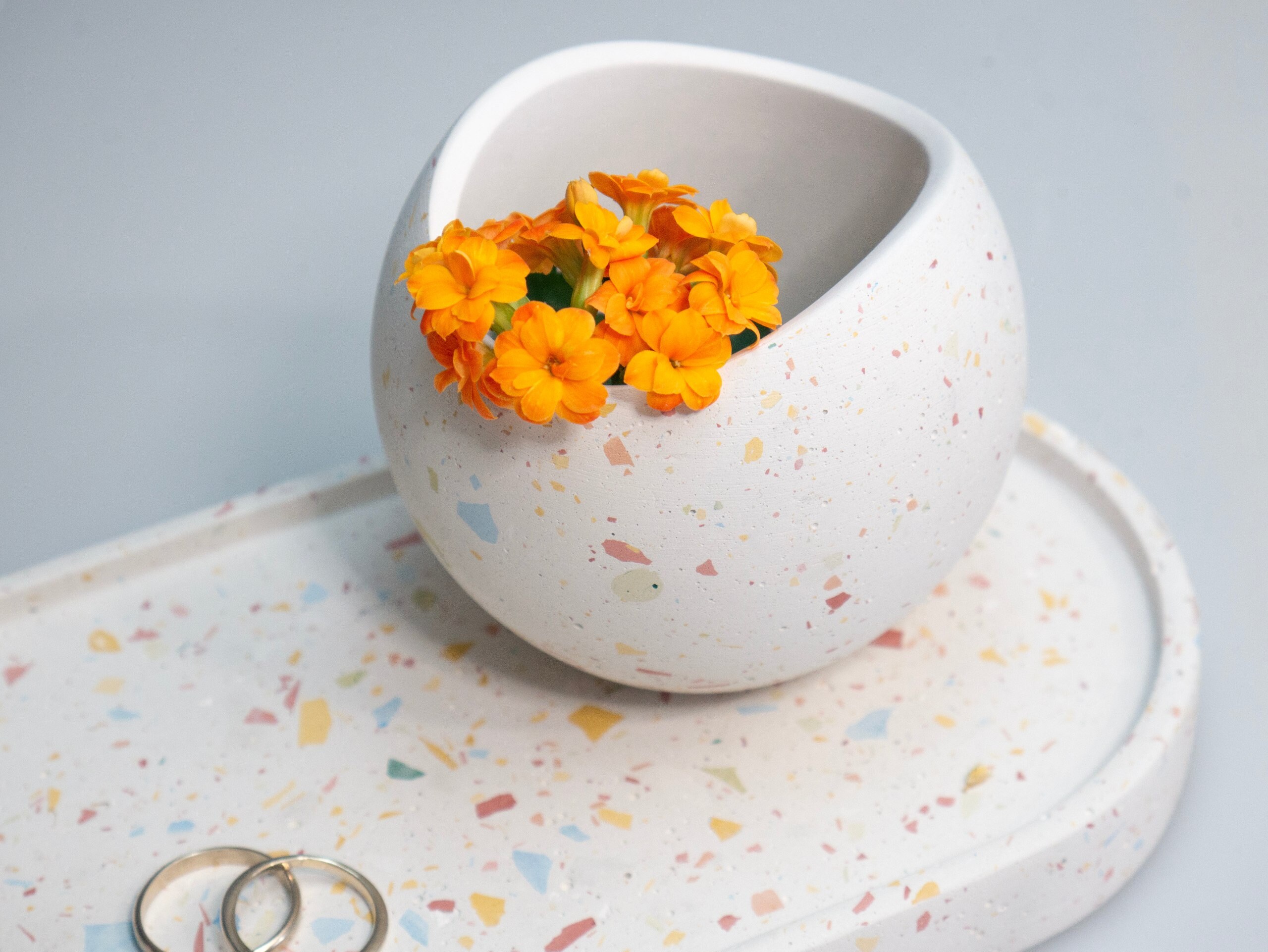 Personalized Gypsum Set, Gypsum Cup, Mothers Day, March8th, Gypsum Tray ...