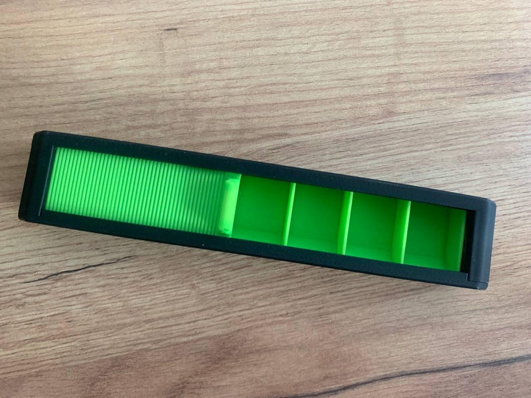 3D Printed Sliding Storage Box – Compact Organizer for Small Items - Etsy