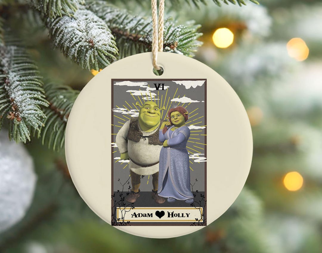 Memes Shrek Ornament Shrek Face Ornament, Sassy Shrek Ornament, Shrek ...