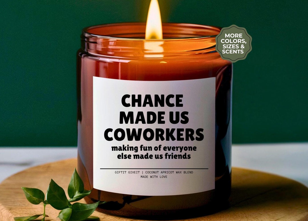 Funny Coworker Candle Gift: Work Bestie, New Job, Birthday - Etsy