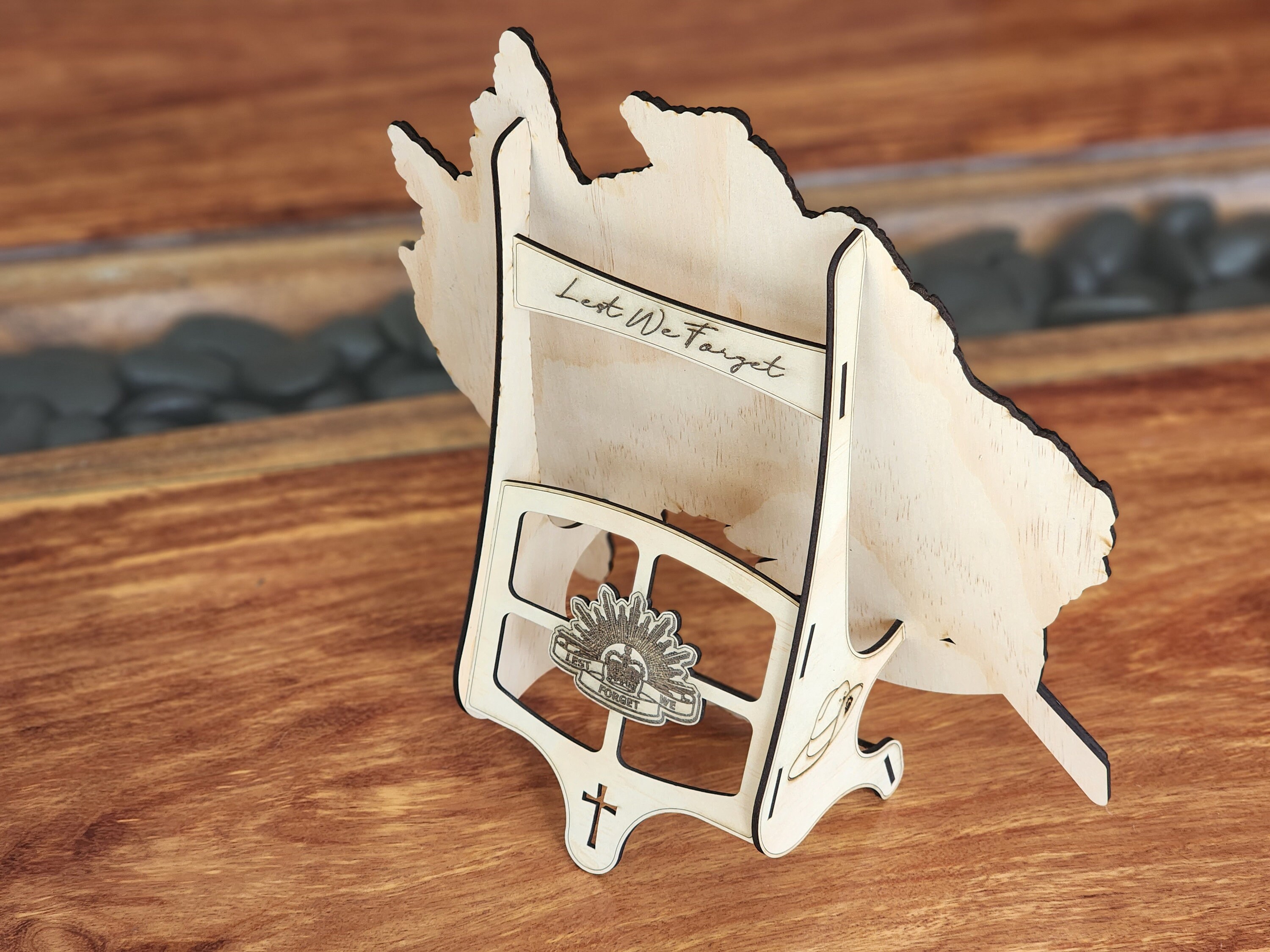 Anzac Day Remembrance Display Laser Cut File (svg, Dxf, Ai, Lightburn ...