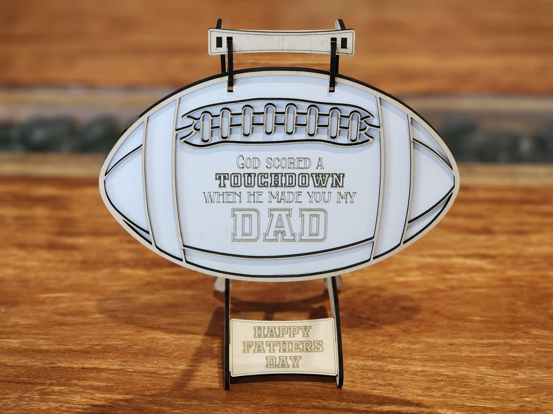FATHERS DAY FOOTBALL Display Swing Gift File! - Touchdown Svg, American ...