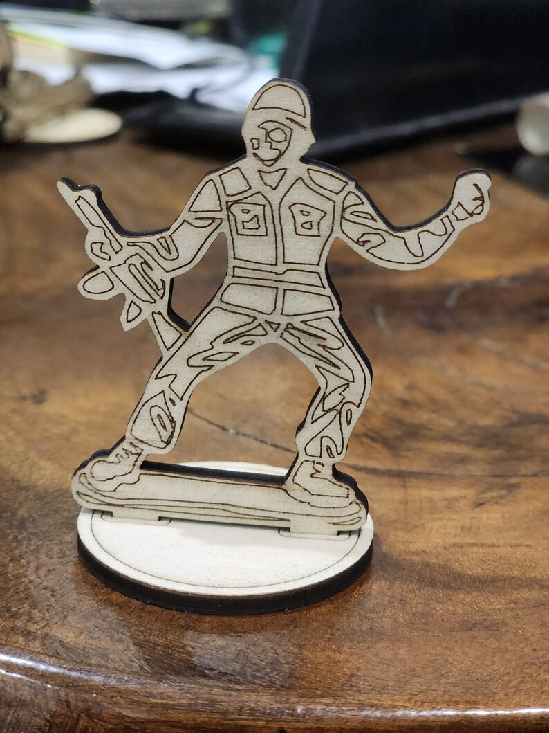 Laser Cut File - Army Men / Toy Soldiers (for 1/8" Ply) SVG, DXF ...