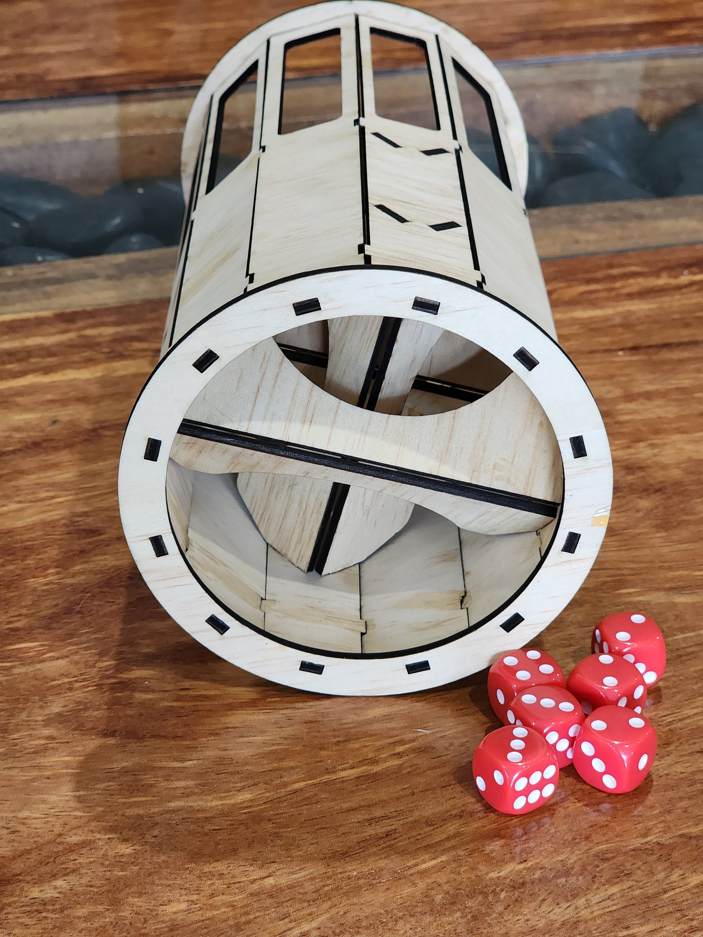 ULTIMATE DICE TOWER V1 , Results Visible From All Sides, Quick Game ...