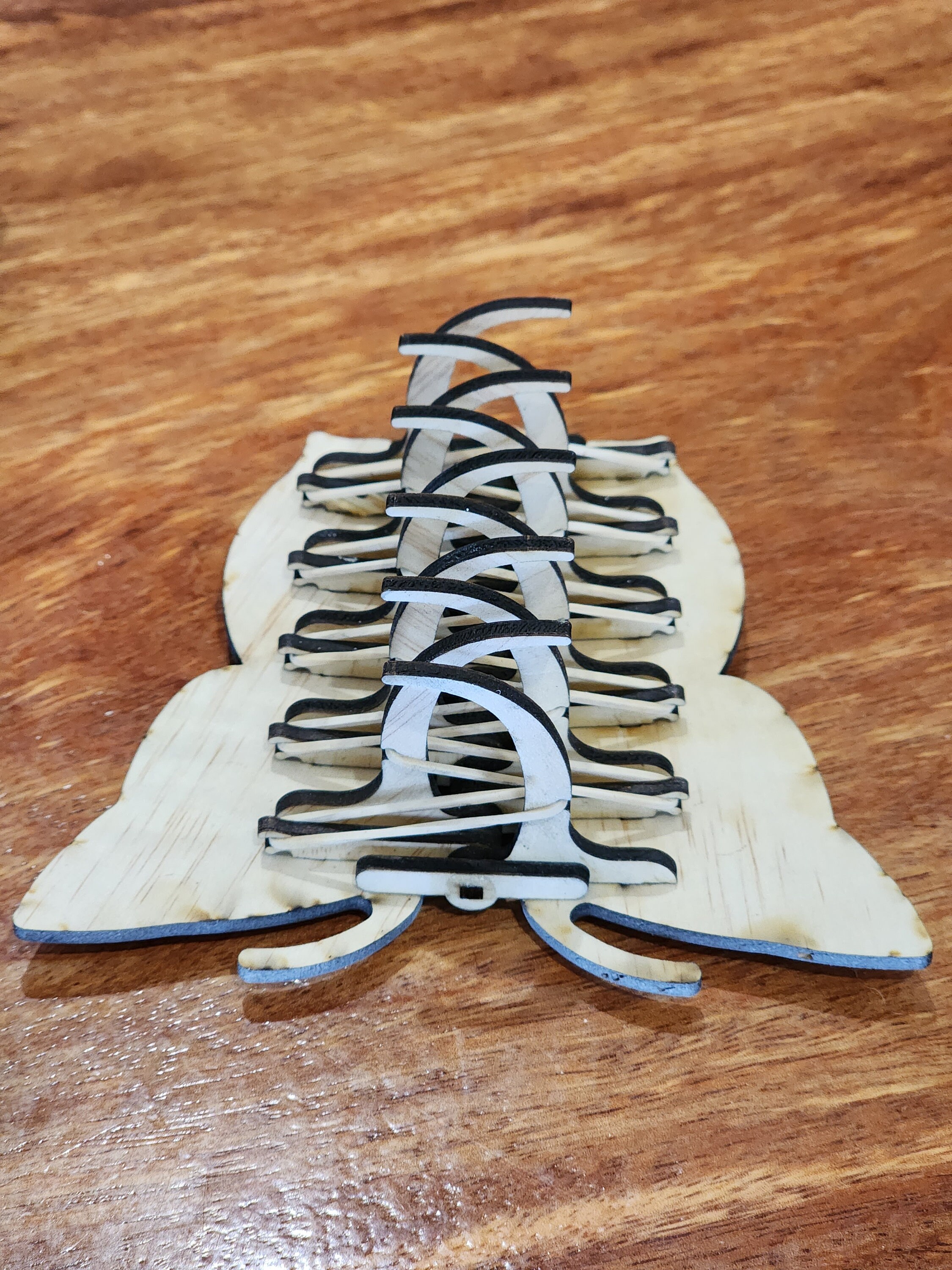 Laser Cut WORKING HAIR CLIP! (2 X Sizes) Actual Working Hair Claw Clips ...
