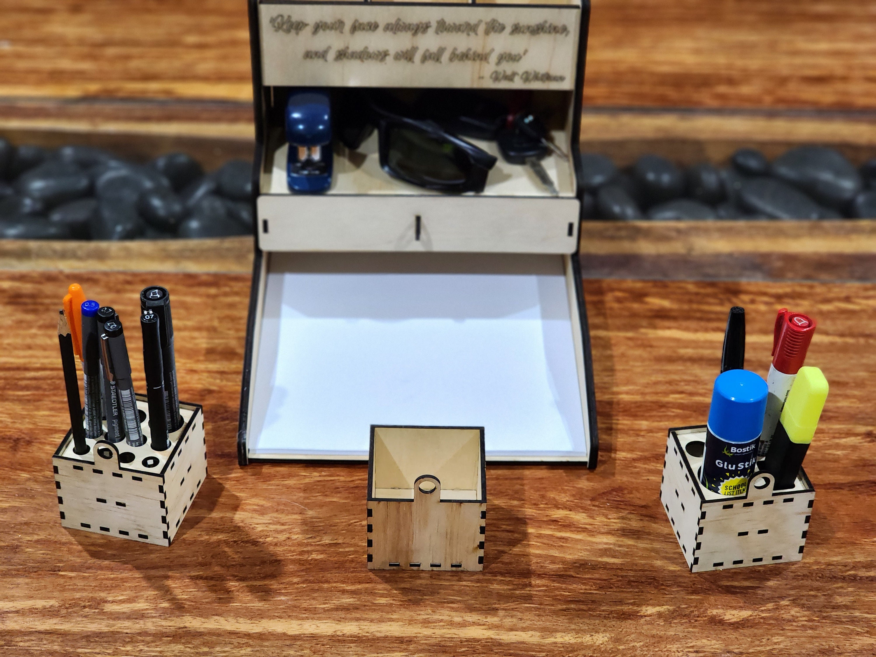 DESK ORGANISER BUNDLE 2 X Sizes A4 and Letter Laser Cut Files Ultimate ...