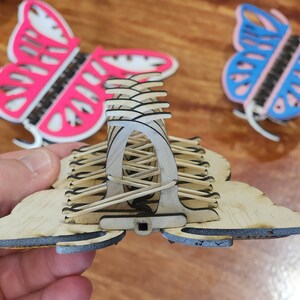 Laser Cut WORKING HAIR CLIP! (2 X Sizes) Actual Working Hair Claw Clips ...