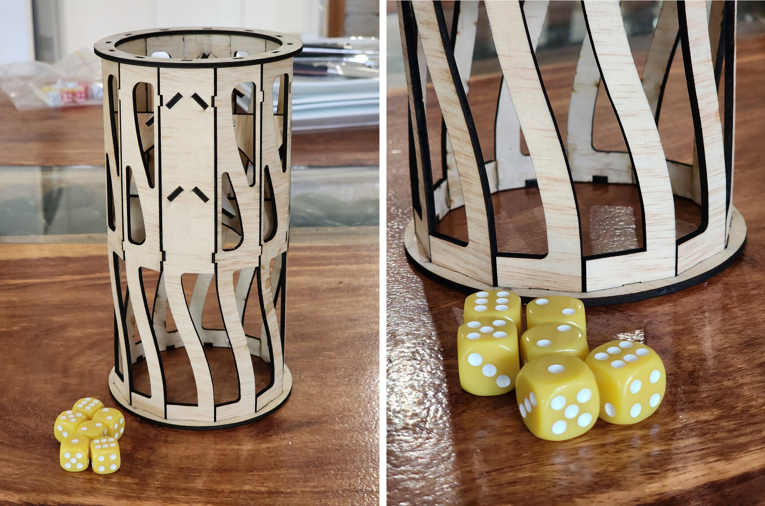 ULTIMATE DICE TOWER V2 , Results Visible From All Sides, Quick Game ...