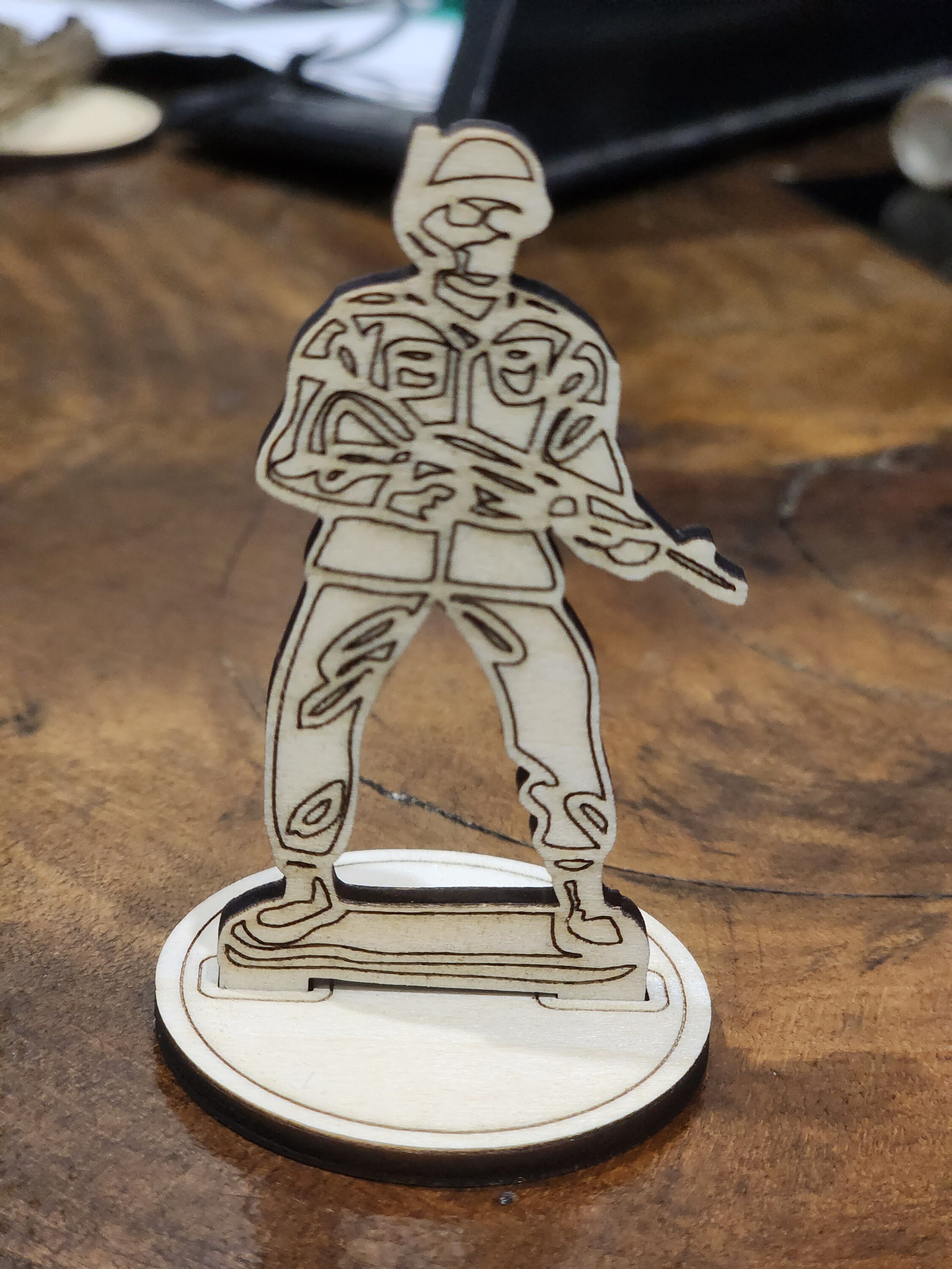 ARMEY MEN Standing / Toy Soldiers (for 3mm Ply) Svg, Dxf, Lightburn ...