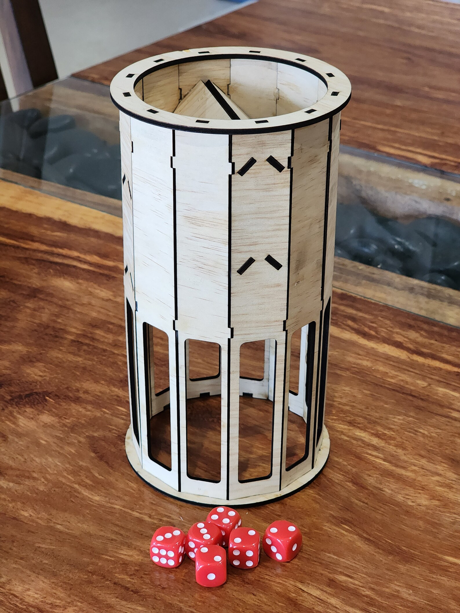ULTIMATE DICE TOWER V1 , Results Visible From All Sides, Quick Game ...