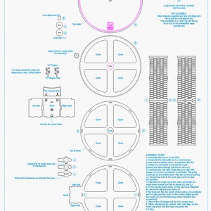 ROTATING DISPLAY Vector File for Laser Machines 3mm Ply. Lazy Susan Svg ...