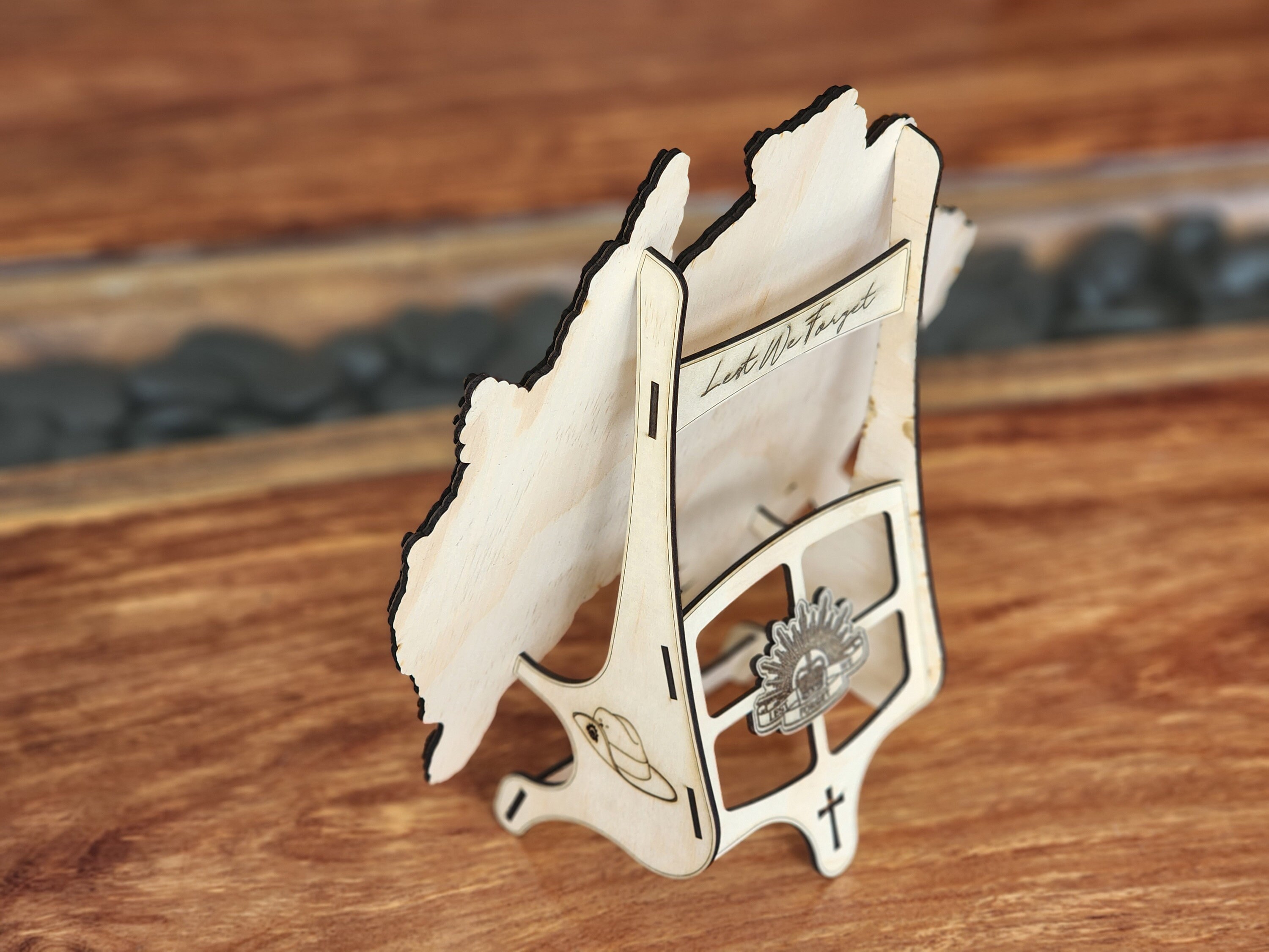 Anzac Day Remembrance Display Laser Cut File (svg, Dxf, Ai, Lightburn ...
