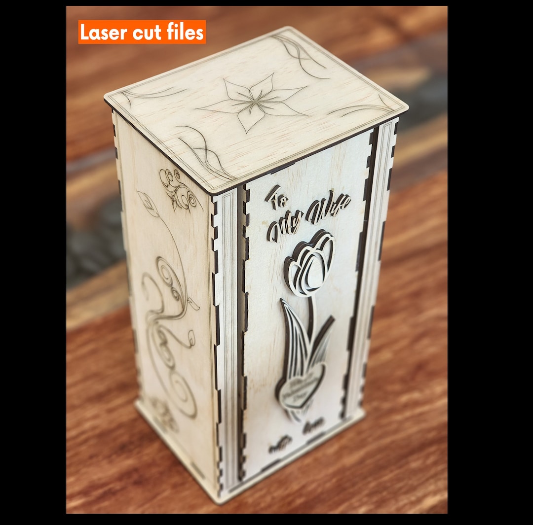 GIFT BOX ROTATING Design (valentines Day) Gift Box Wine Box Alcohol Box ...