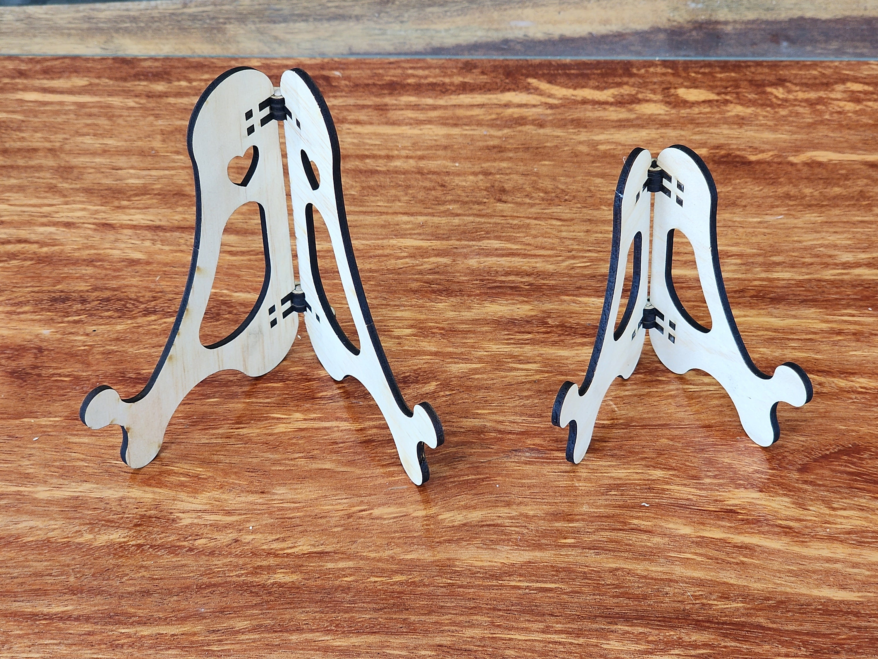 PHOTO FRAMES With Hinged Access Door Including Easels Laser Cut File, 2 ...