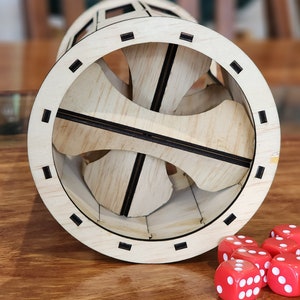 ULTIMATE DICE TOWER V1 , Results Visible From All Sides, Quick Game ...