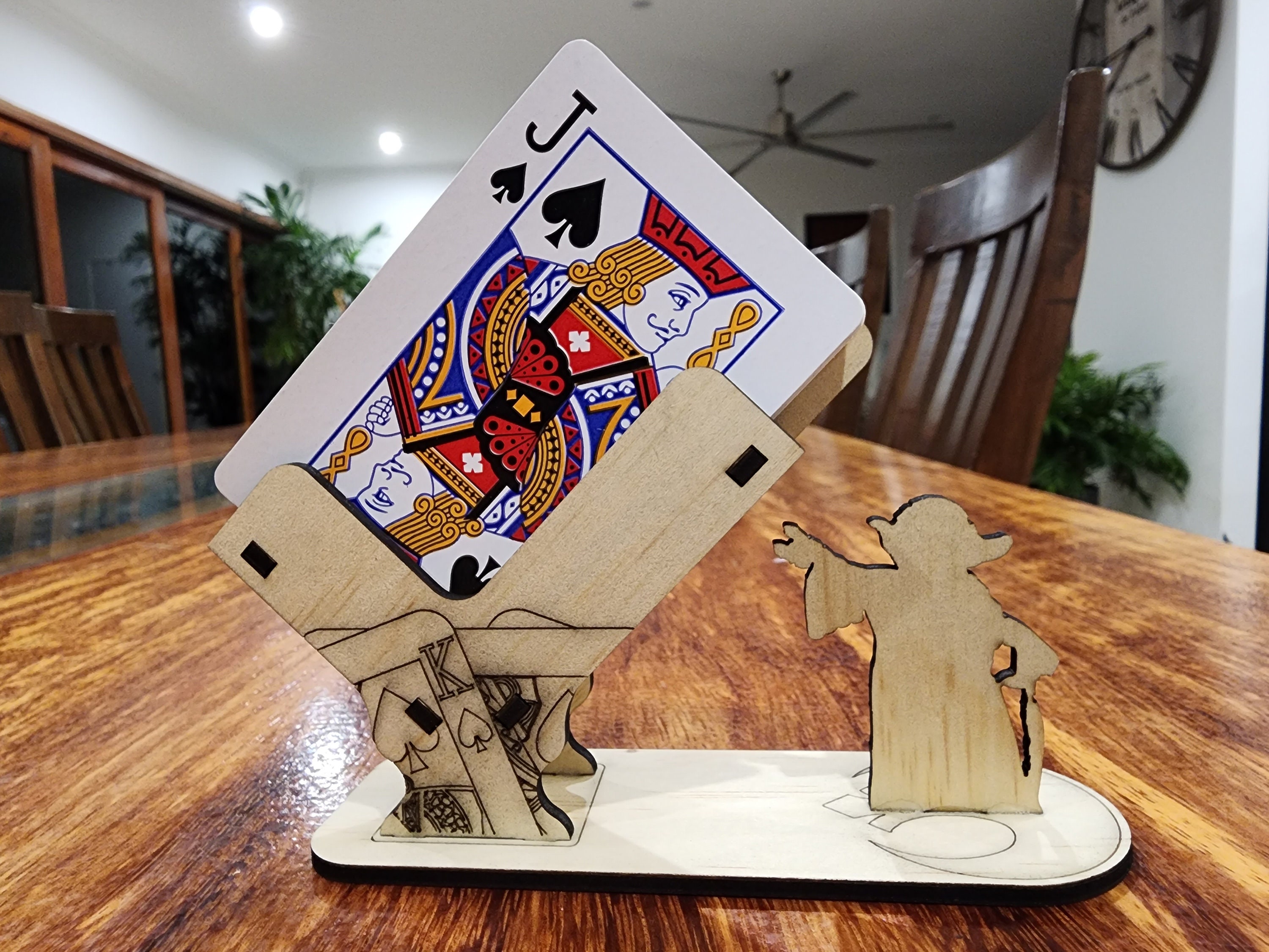 Laser Cut Files UNO and Standard Playing Cards Holders - Etsy