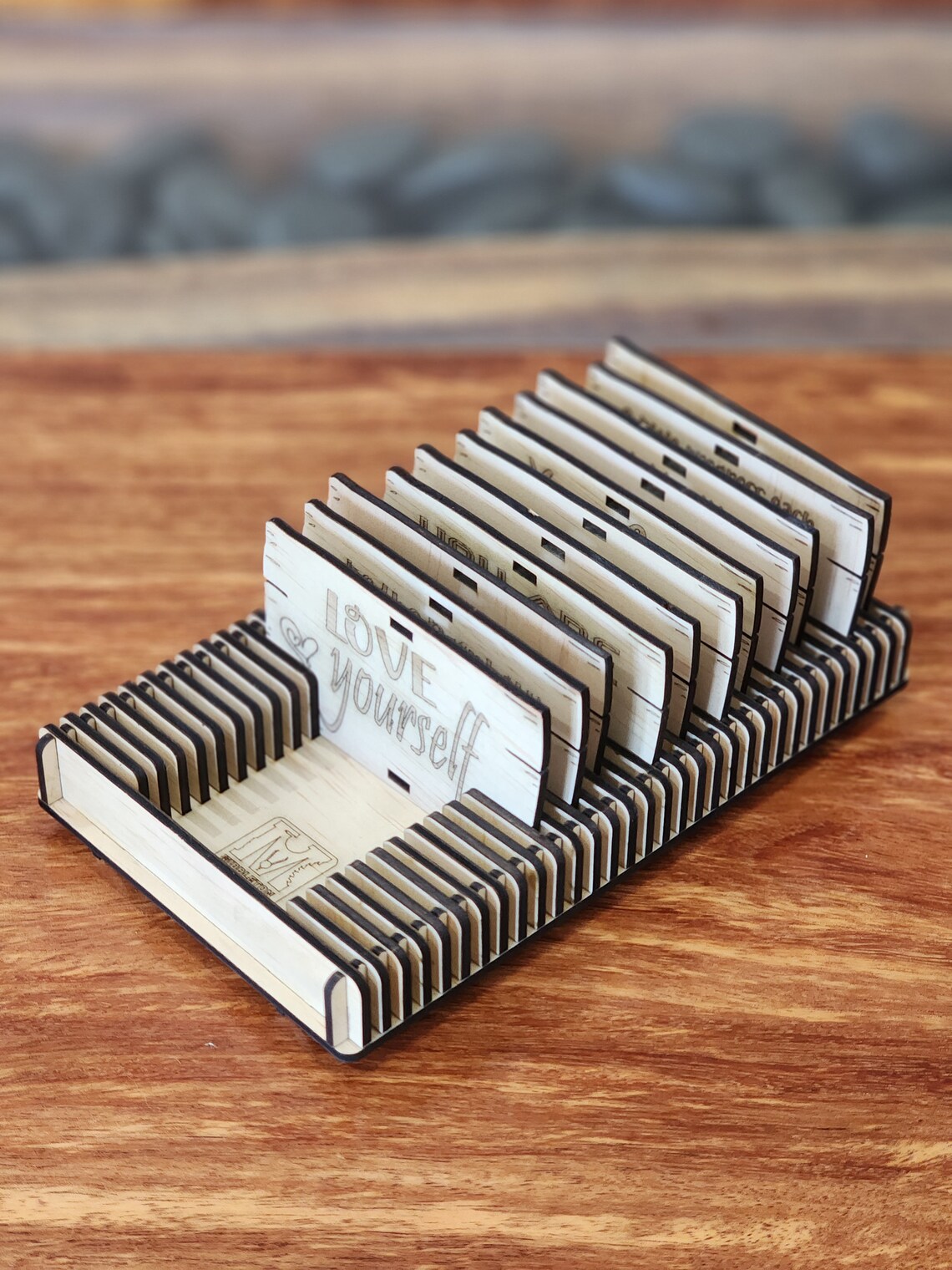 Mental Health STICKY NOTE HOLDER With Pen Holder and Card Holder Thank ...