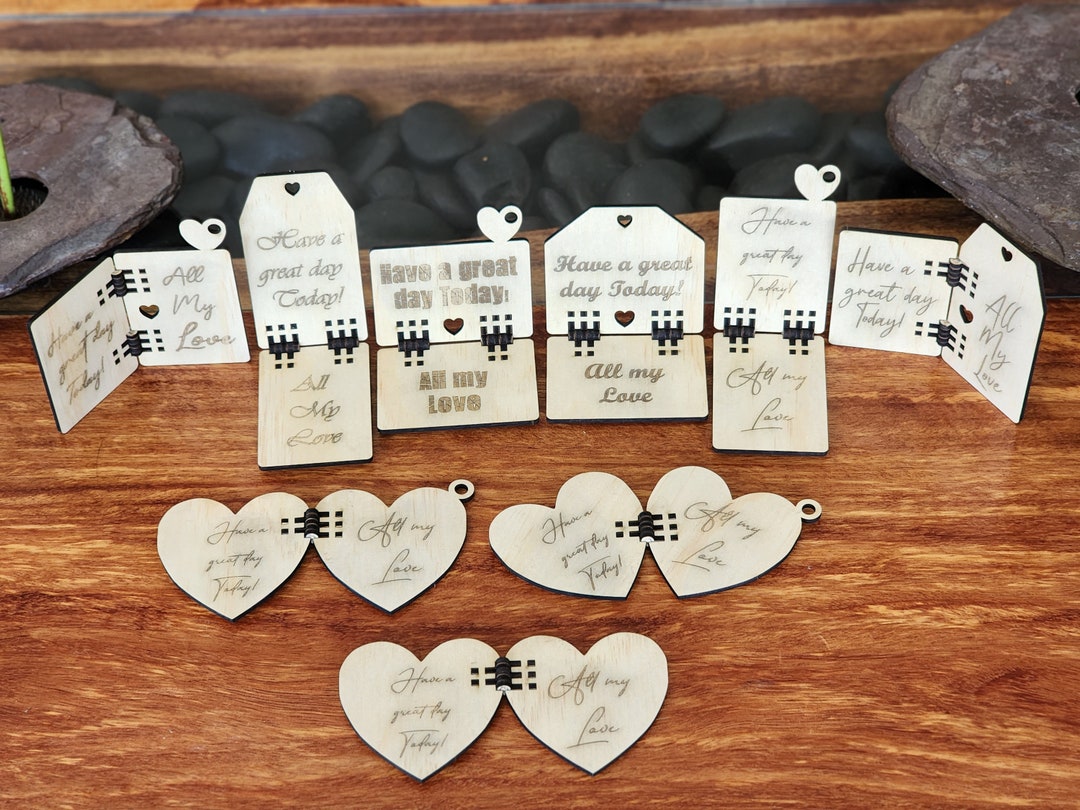 HAPPY BIRTHDAY Gift Tag Bundle 8 X Unique Hinged Tags Included! Laser ...