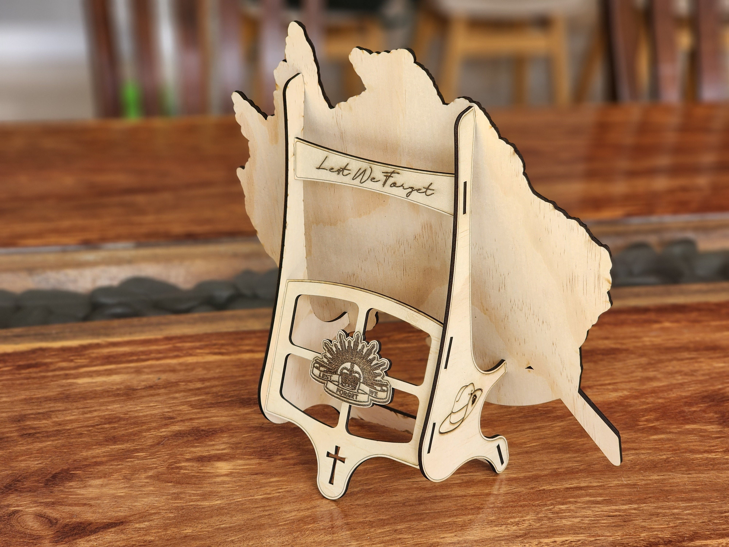Anzac Day Remembrance Display Laser Cut File (svg, Dxf, Ai, Lightburn ...