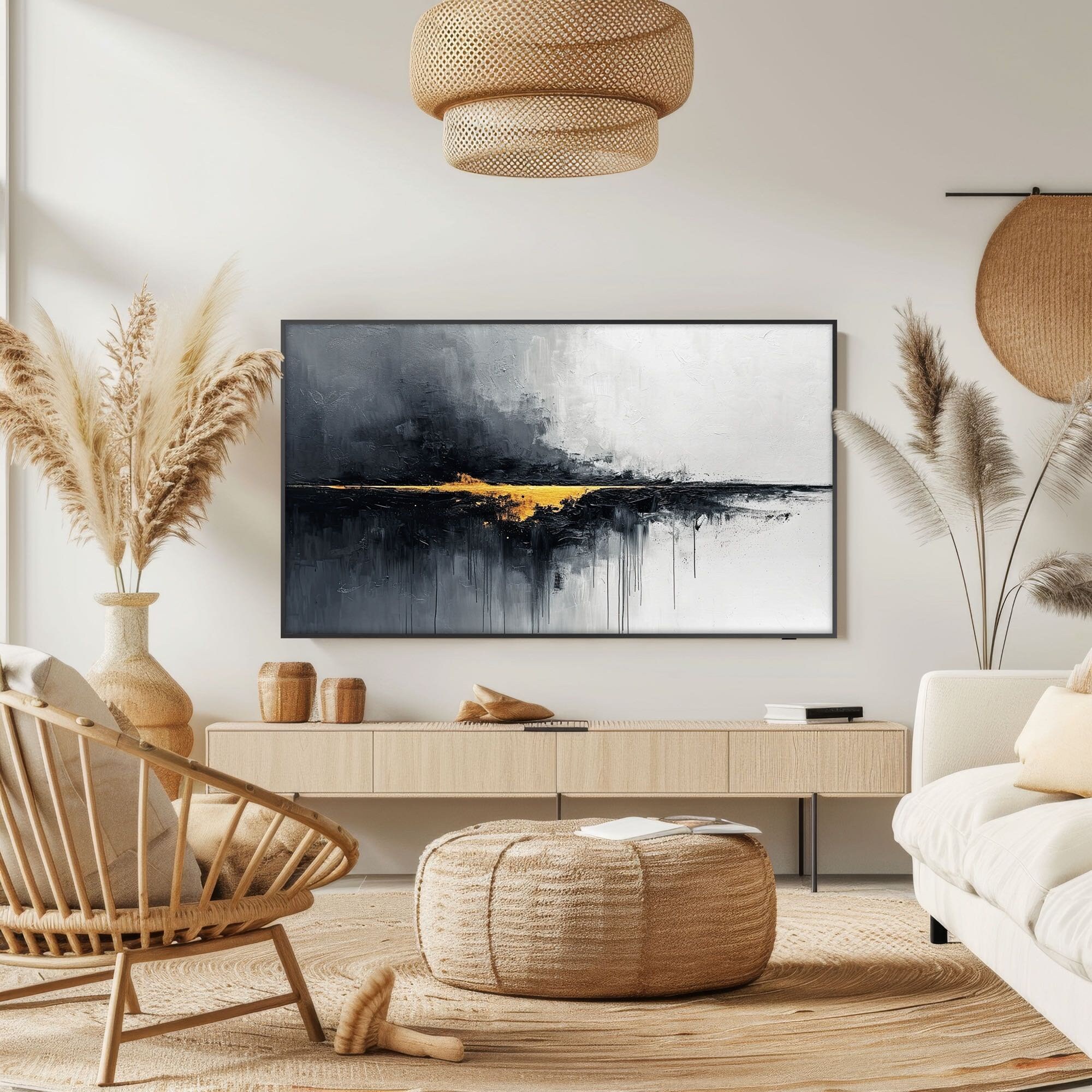 Samsung Frame Tv Art Digital Art Frame Tv Modern Minimalist Art Tv Art ...