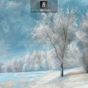 Snowy Landscape Wall Art - Fine Art Printable | Winter Scene Digital ...