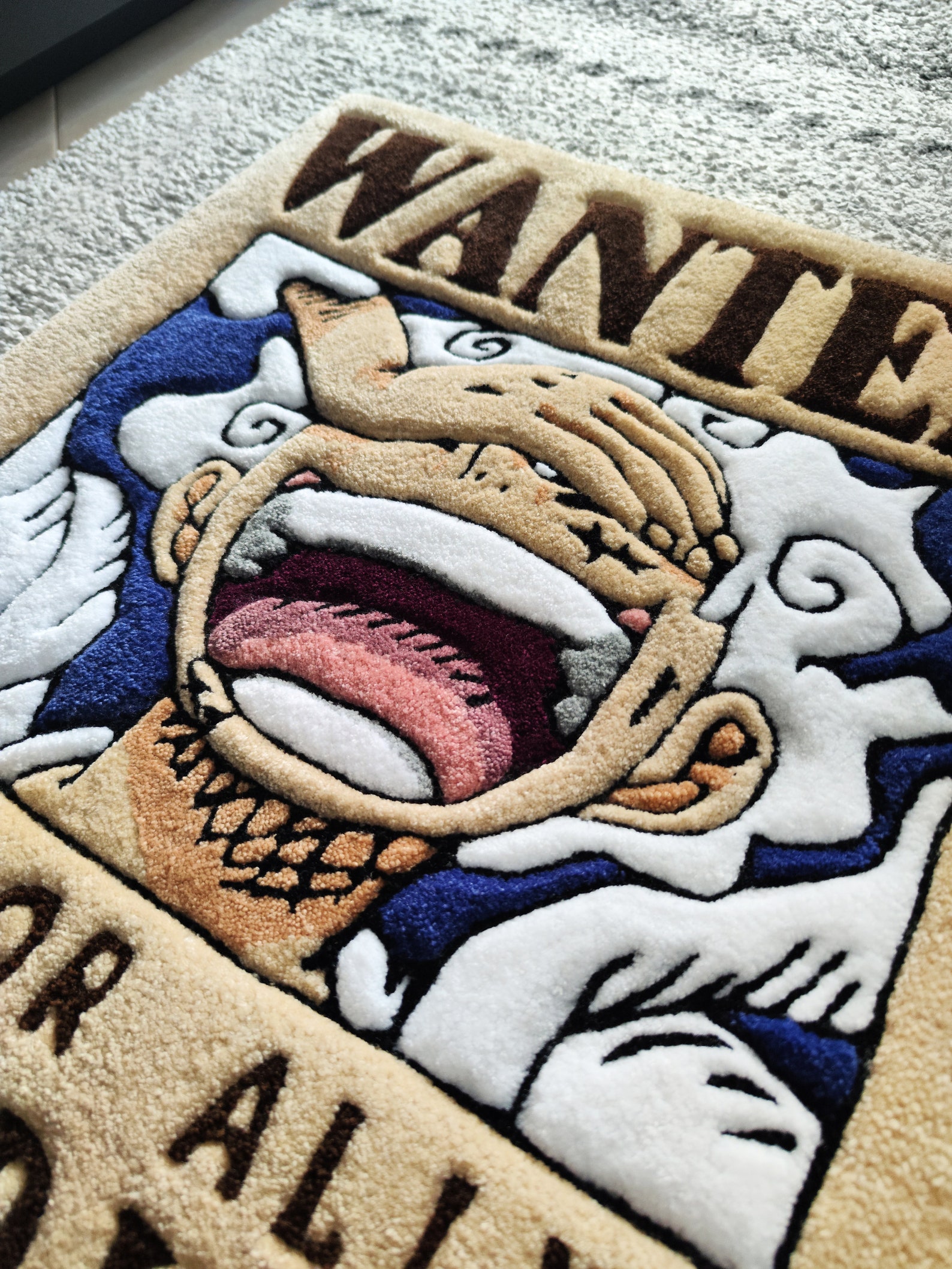 One Piece Tufted Rug Luffy Rug Gear5 Rug Anime Rug - Etsy