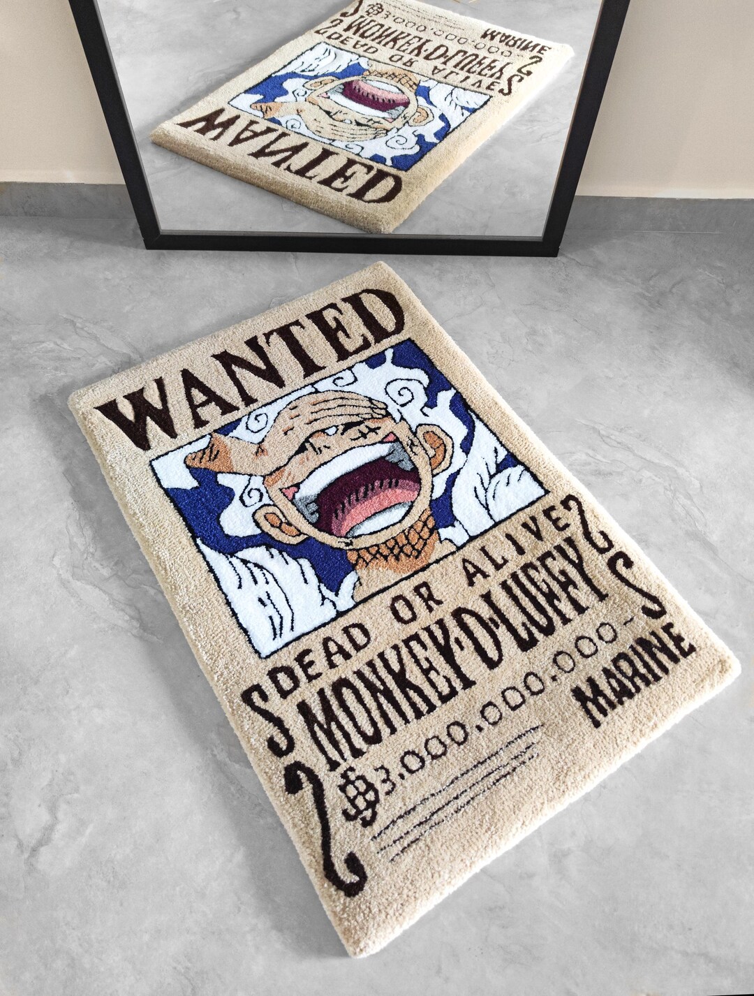 One Piece 2D Tufted Rug Luffy Rug Gear5 Rug Anime Rug - Etsy