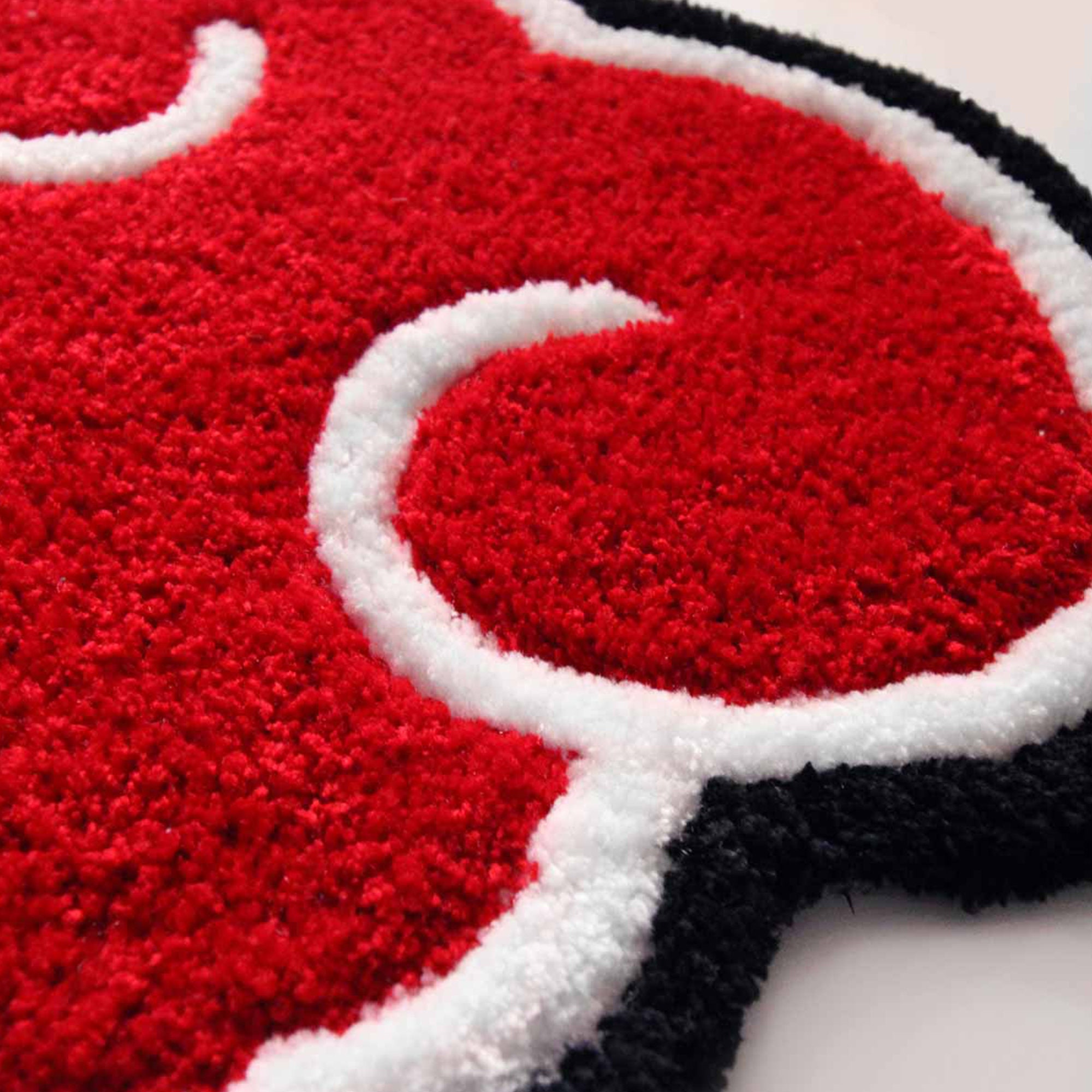 Akatsuki Handmade Rug Tufted Rug Naruto Rug Interior Rug Anime Rug - Etsy