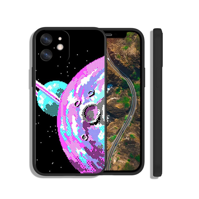 Anime Cyberpunk Aesthetics Pixel Art Cases for iPhone & Samsung - Etsy