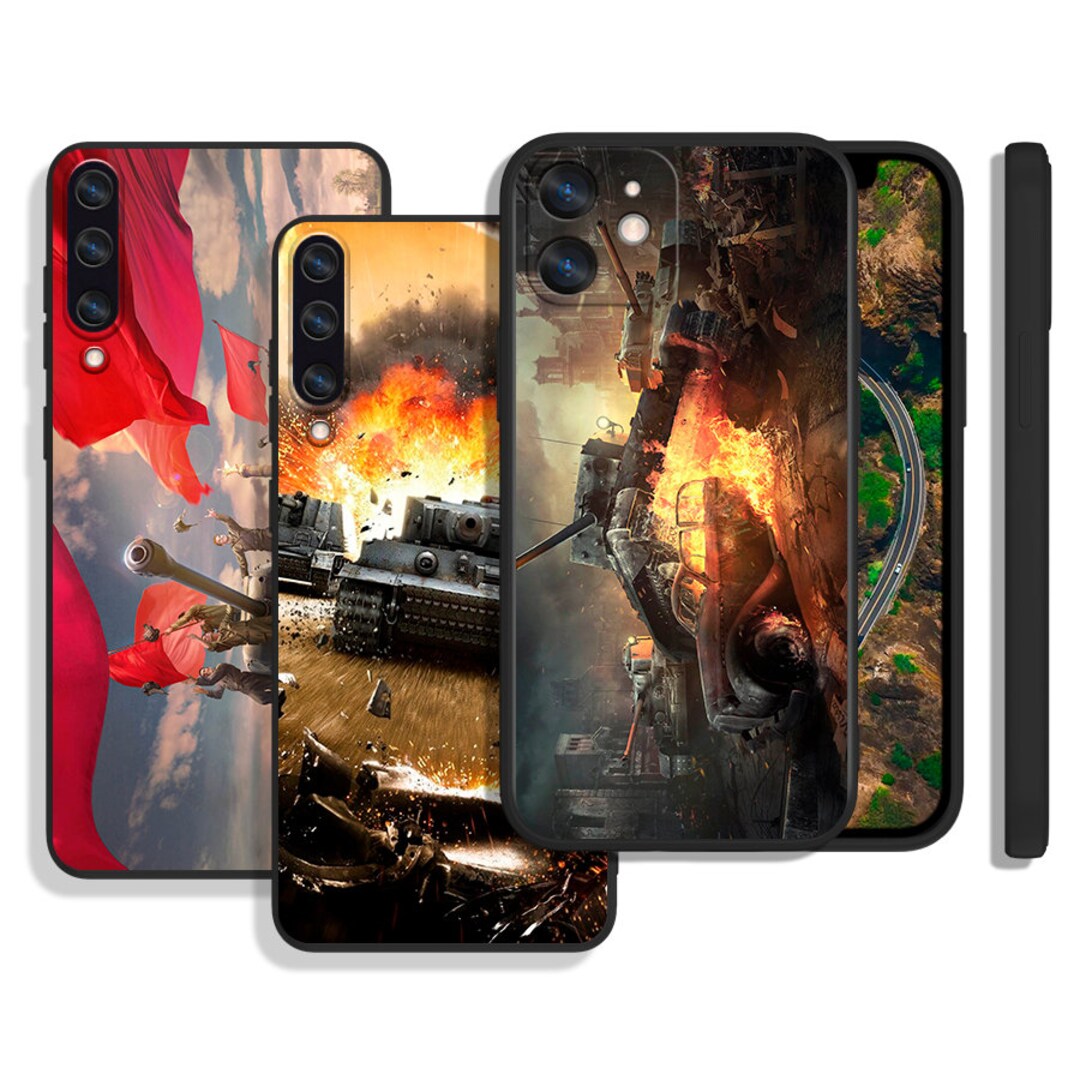 Army Military Tank Art Protective Cases for iPhone SE 12 13 14 15 16 ...