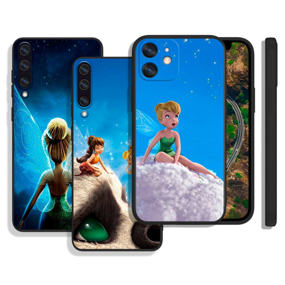 Tinker Bell Fairy Peter Pan Art Protective Cases for iPhone SE 12 13 14 ...