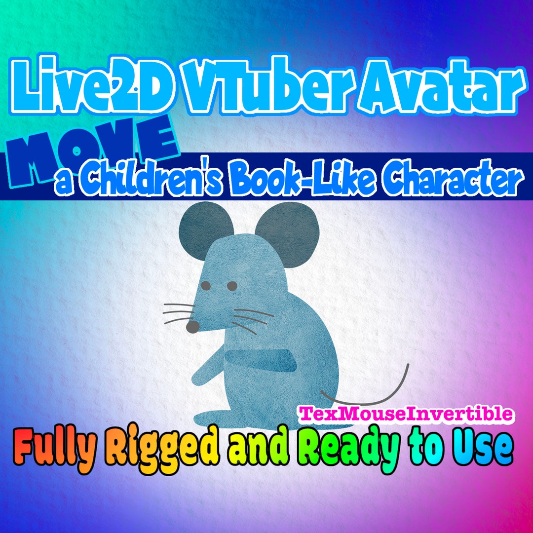 Live2d Vtuber Model/avatar children's Book-like Mouse product Name ...