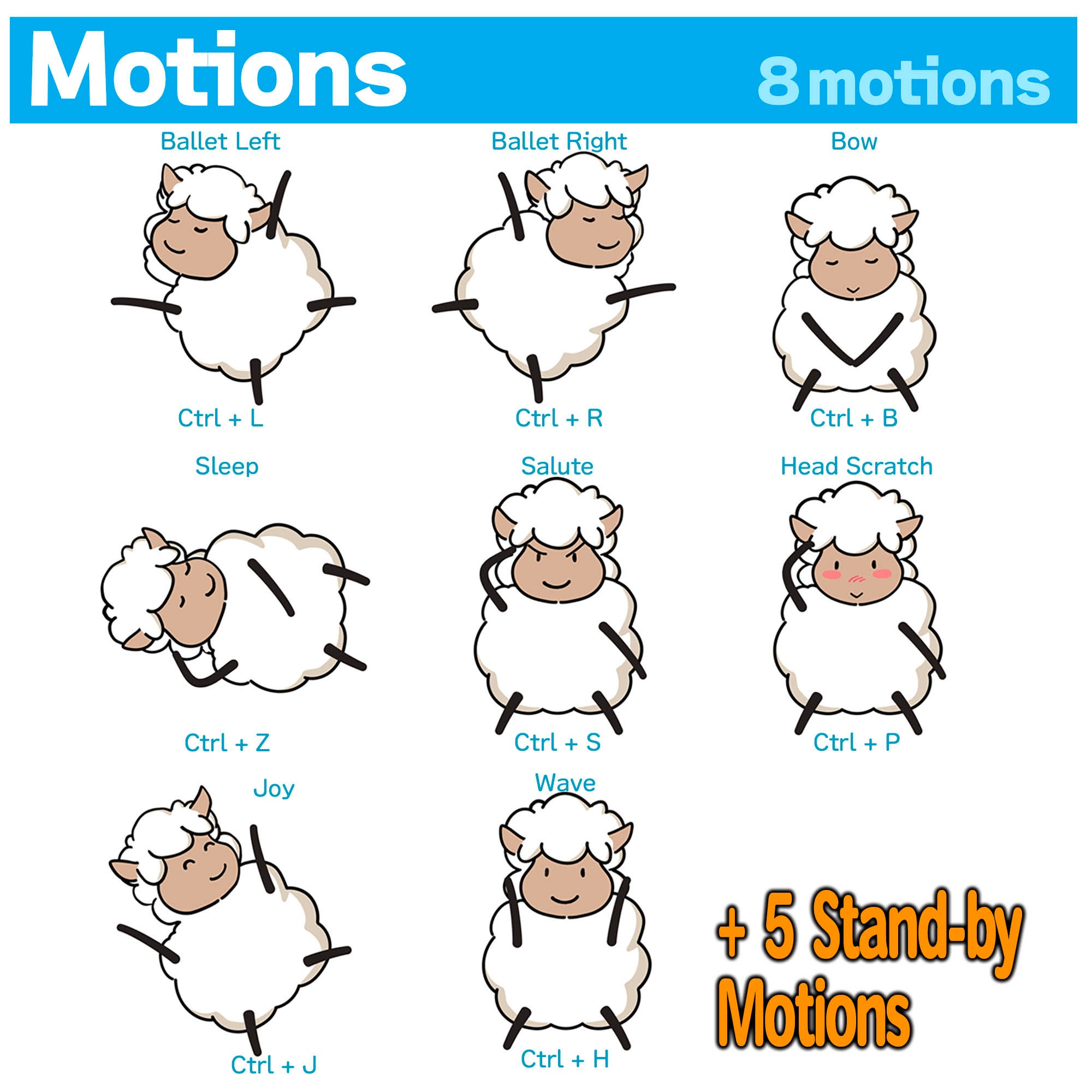 Live2d Vtuber Model/avatar cute Sheep Avatar product Name: Simplain ...