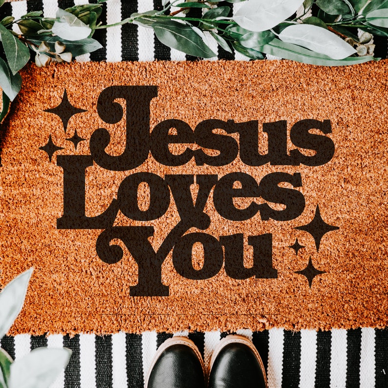 Jesus Loves You Gift Idea for Christian Home Decor for Families ...