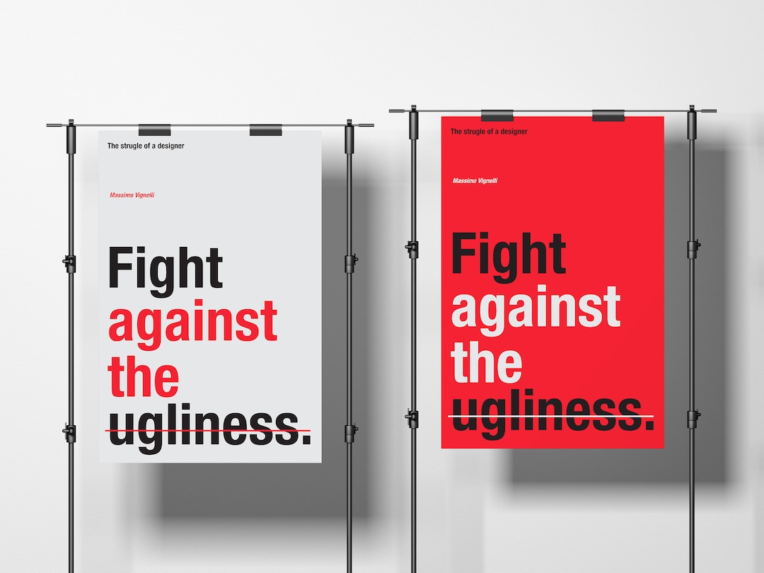 Poster With Massimo Vignelli Quote About Design - Etsy