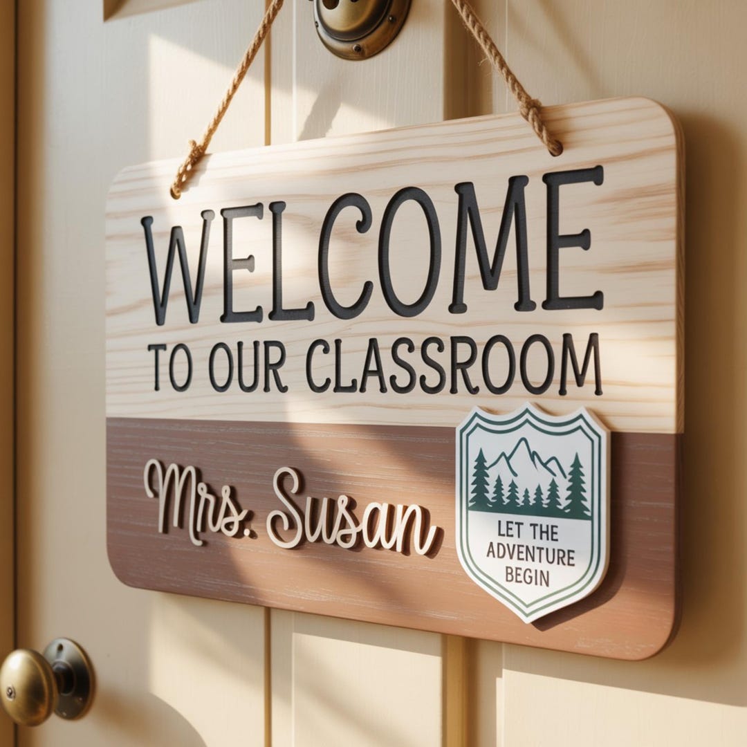 National Park Classroom Welcome Sign, Personalized National Park ...