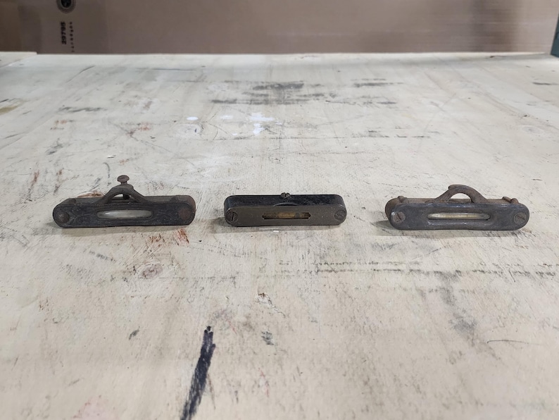 Cast Iron Line Levels Vintage Hand Tools Construction Carpenters - Etsy