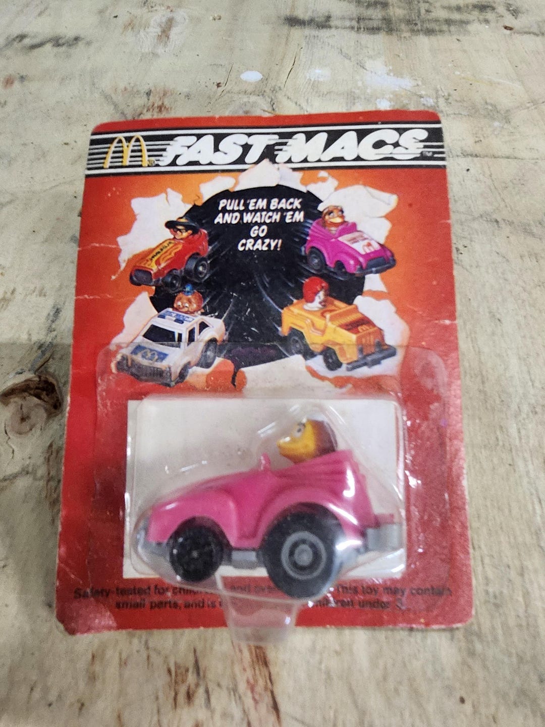 Fast Macs Vintage Toy Car Mcdonald's Collectible Fast Food Restaurant ...