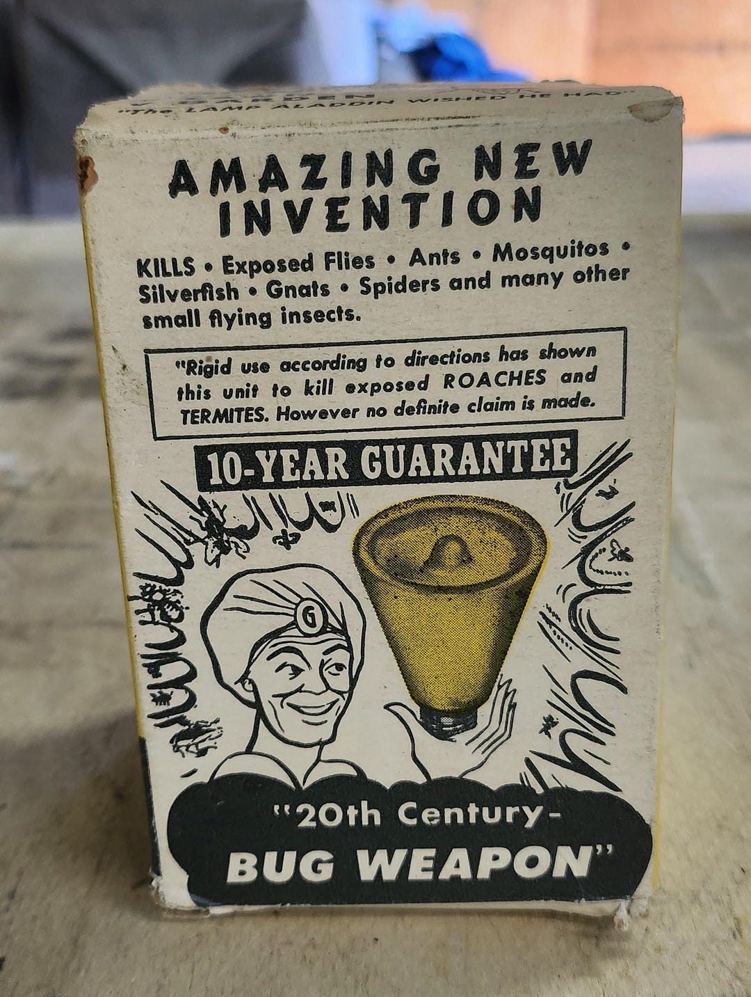 Bug Weapon Vintage Insect Light Original Box Advertising Collectible ...