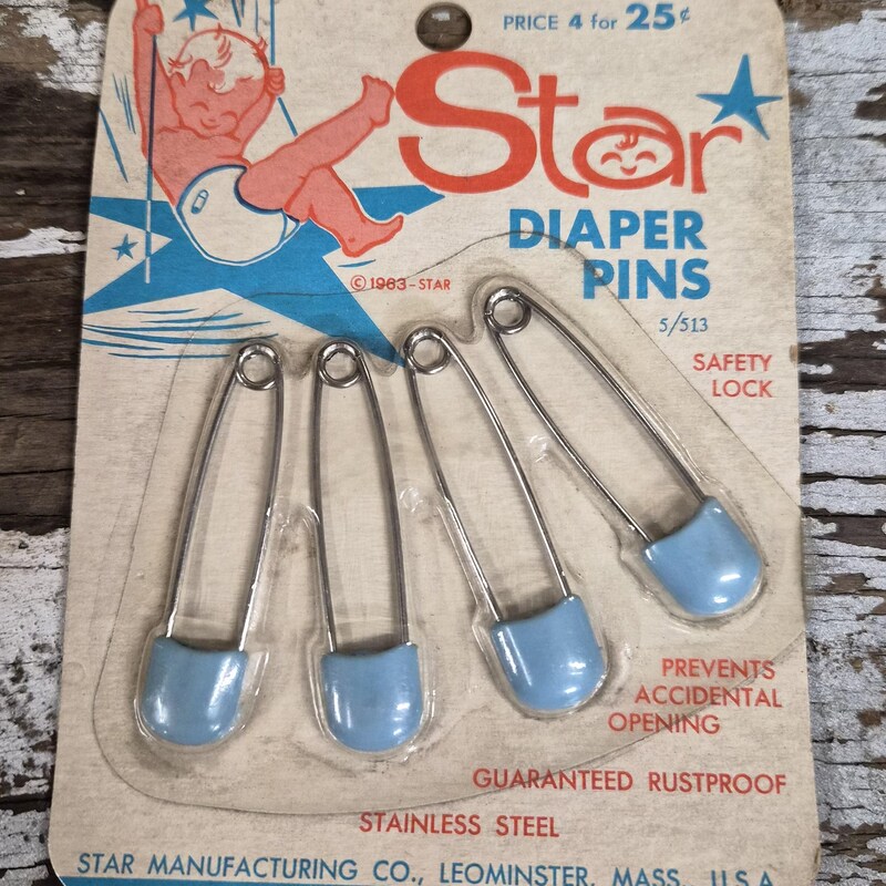 Vintage Diaper Pins - Etsy