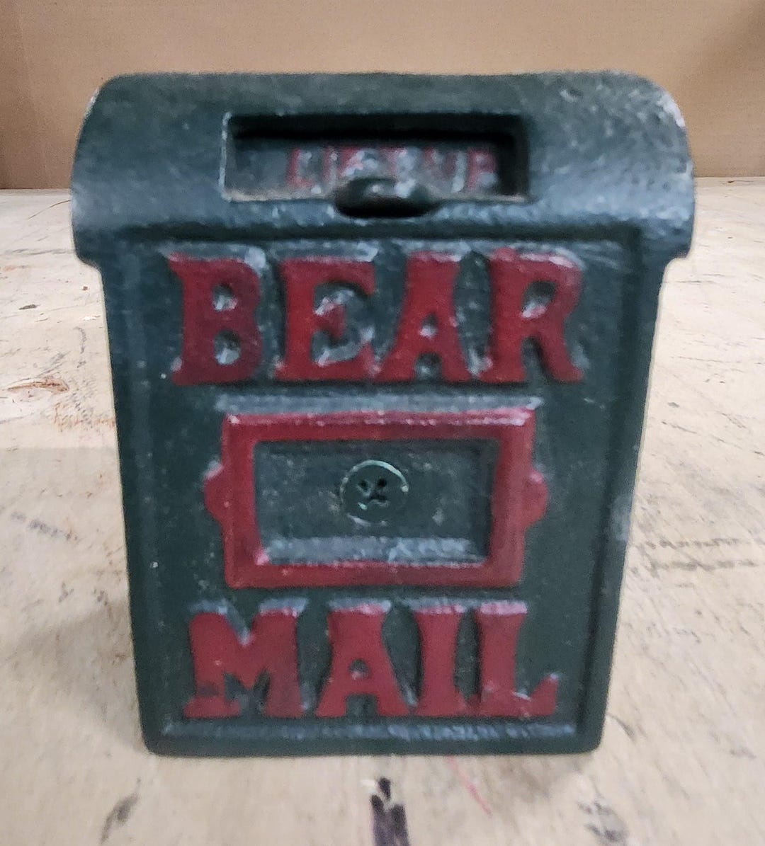 Bear Mail Cast Iron Mailbox - Etsy