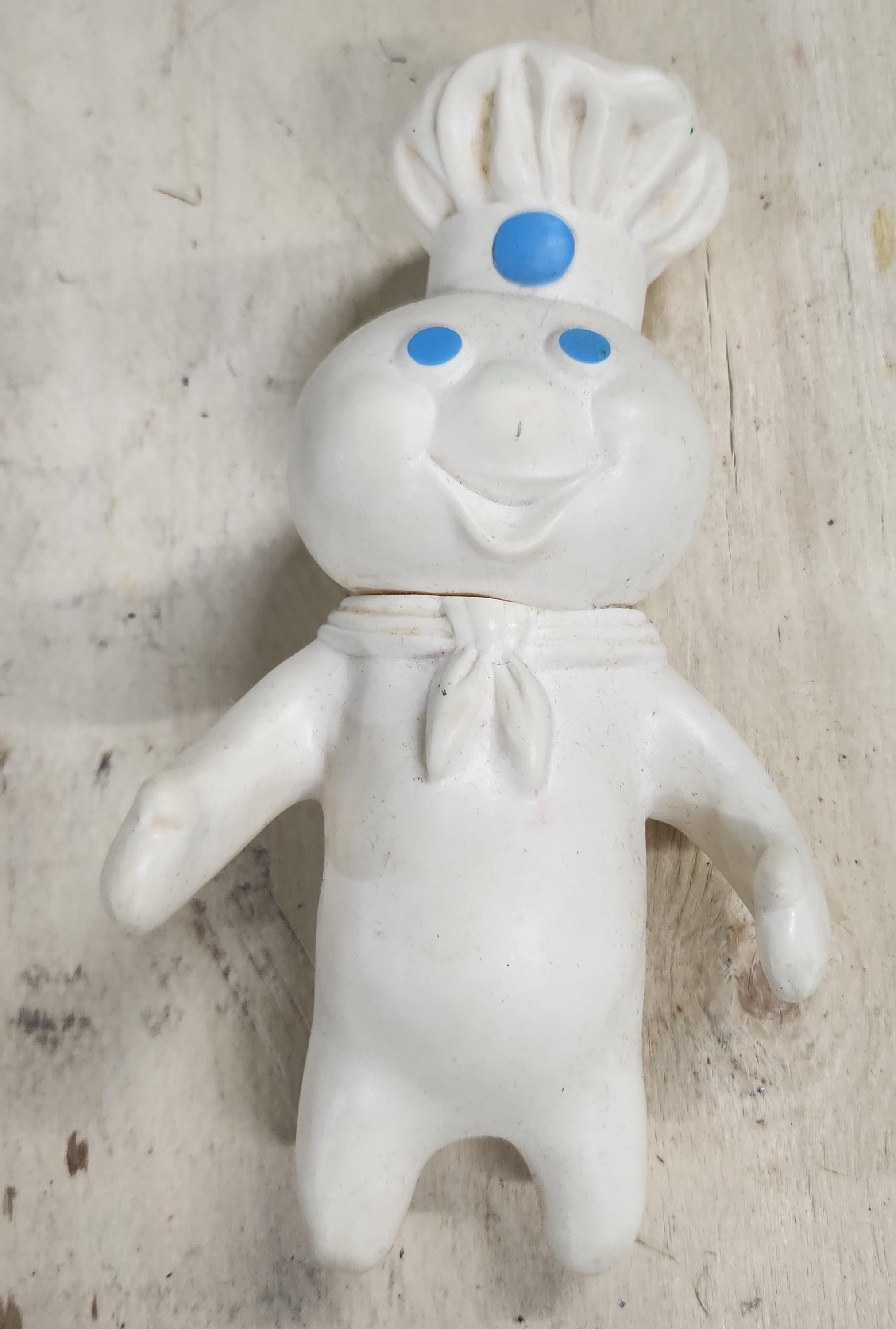 Pillsbury Doughboy Vintage Squeaky Rubber Toy Advertising Collectible ...