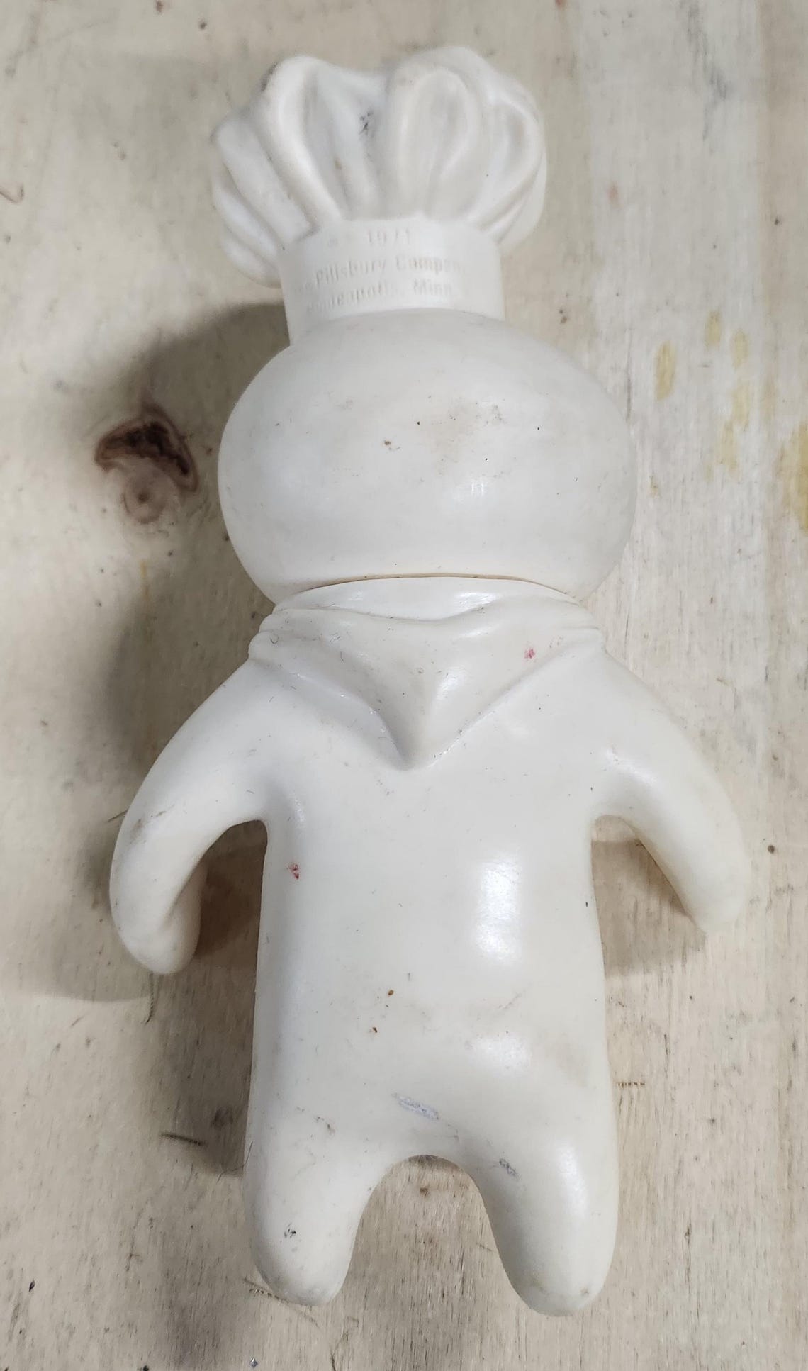 Pillsbury Doughboy Vintage Squeaky Rubber Toy Advertising Collectible ...