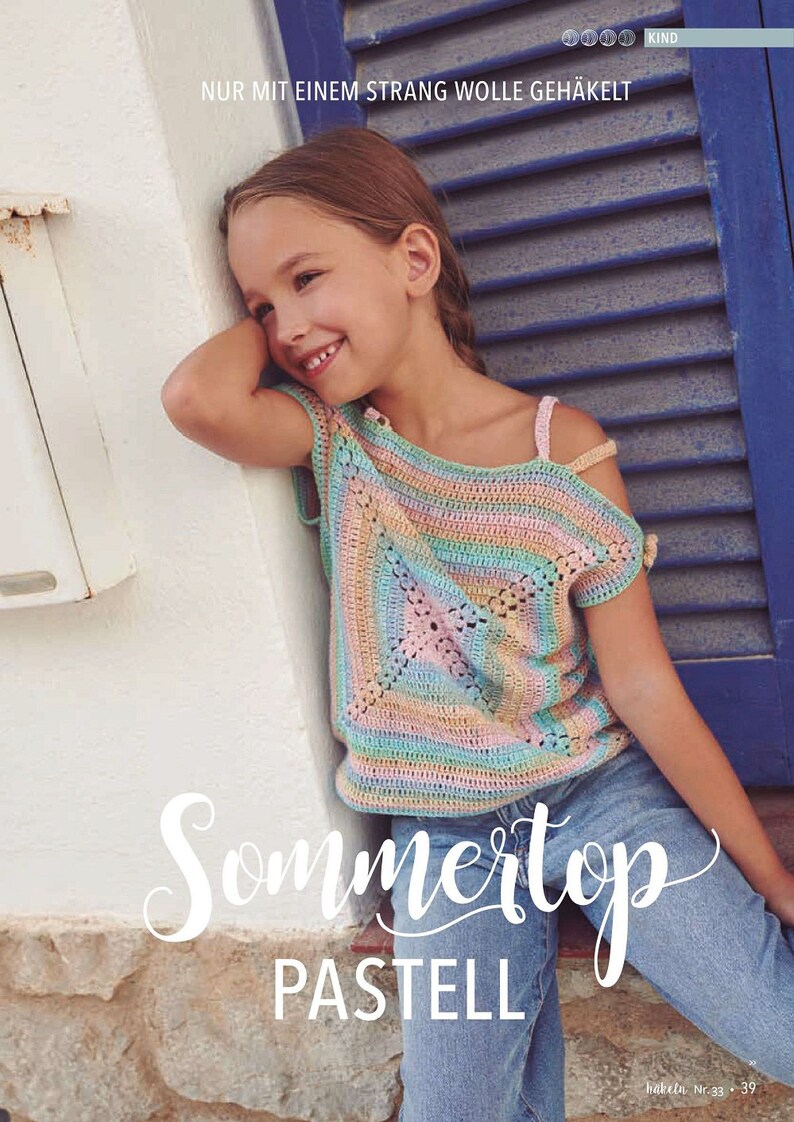 CRC245 German Crochet Pattern, German PDF Pattern,knitting Ebook ...